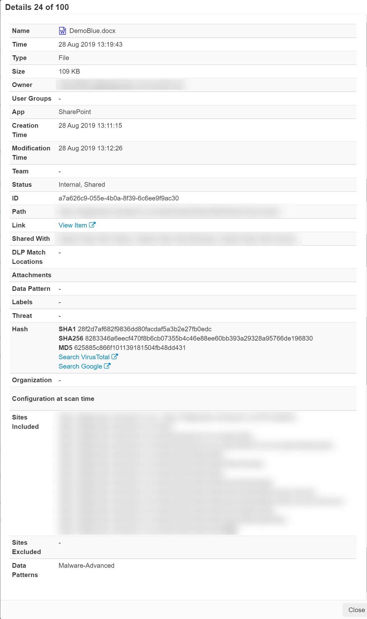 Understanding Dashboard Views in API logs